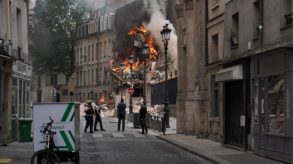 Important incendie à Paris