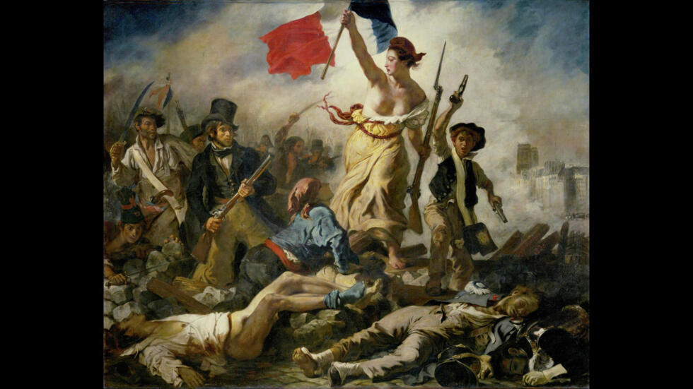 La liberté guidant le peuple, une icône